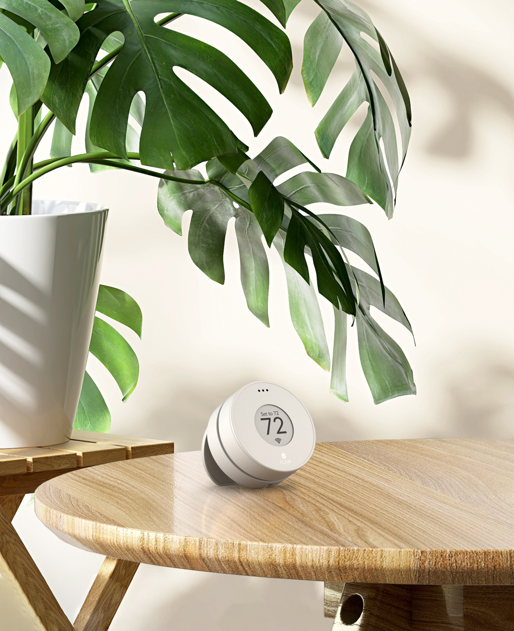 Flair Puck: Wireless Thermostat & Sensor for Smart HVAC Control